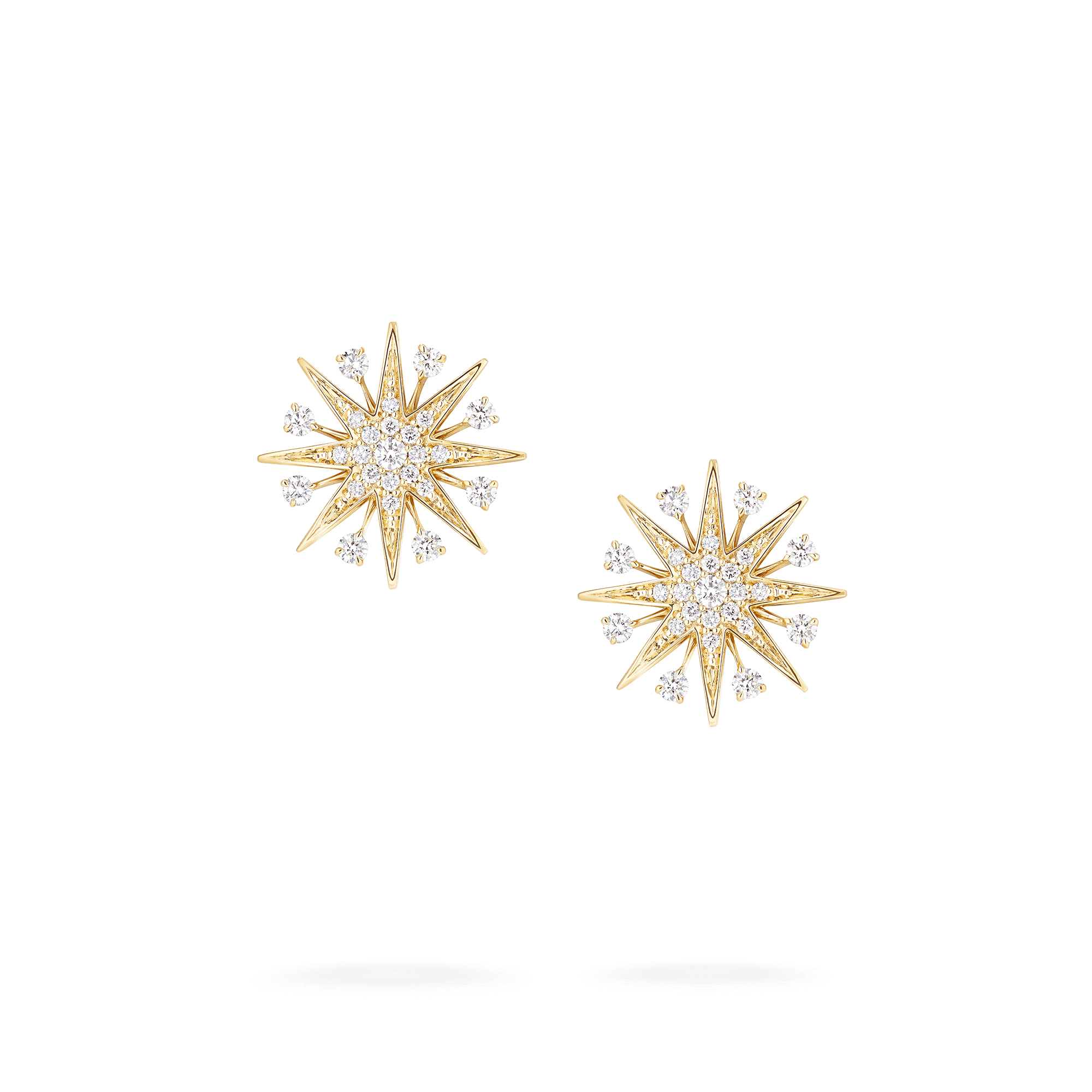 Starlight Mini Icons Diamond Stud Earrings | In 18ct Yellow Gold