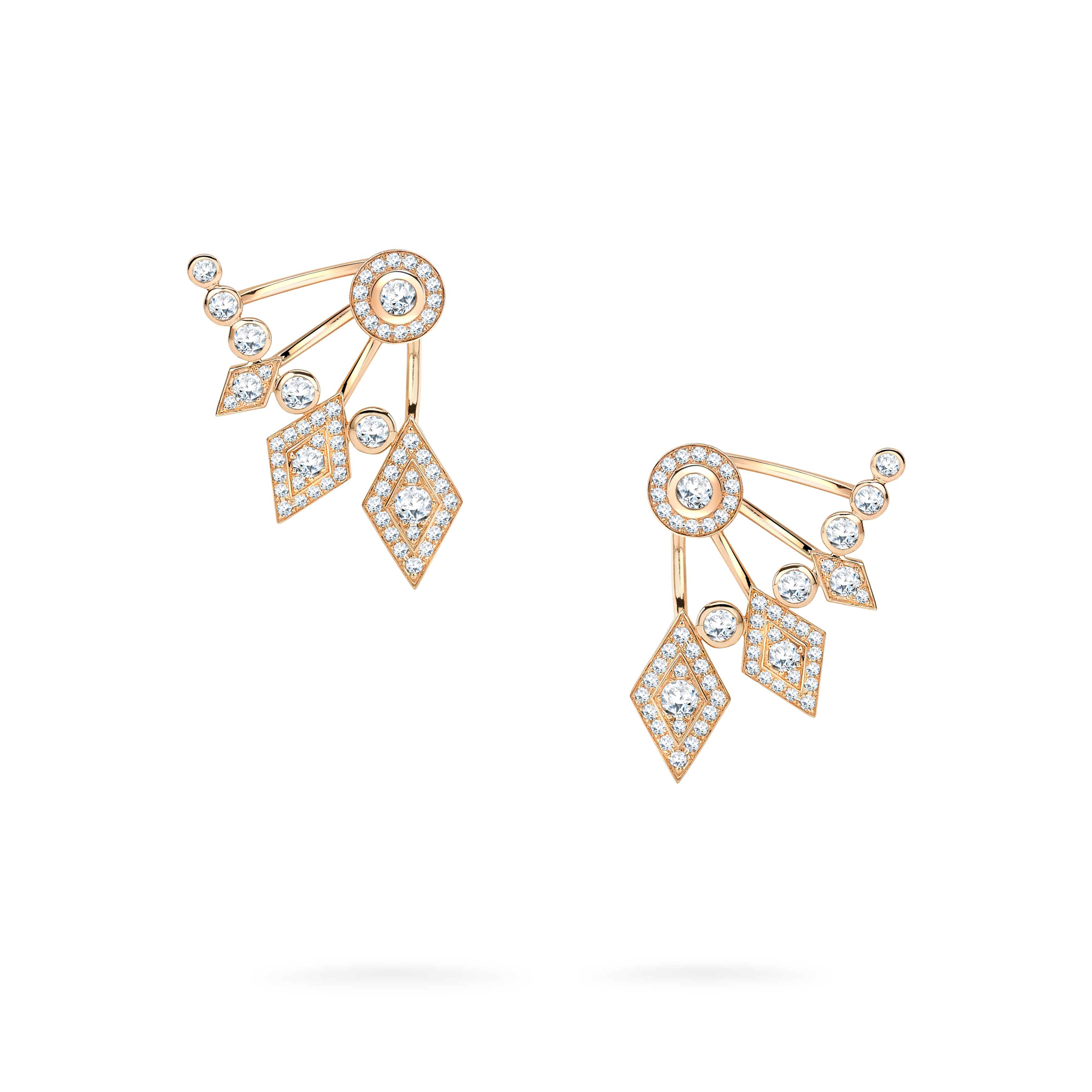 Albemarle Diamond Ear Climbers | In 18ct Yellow Gold