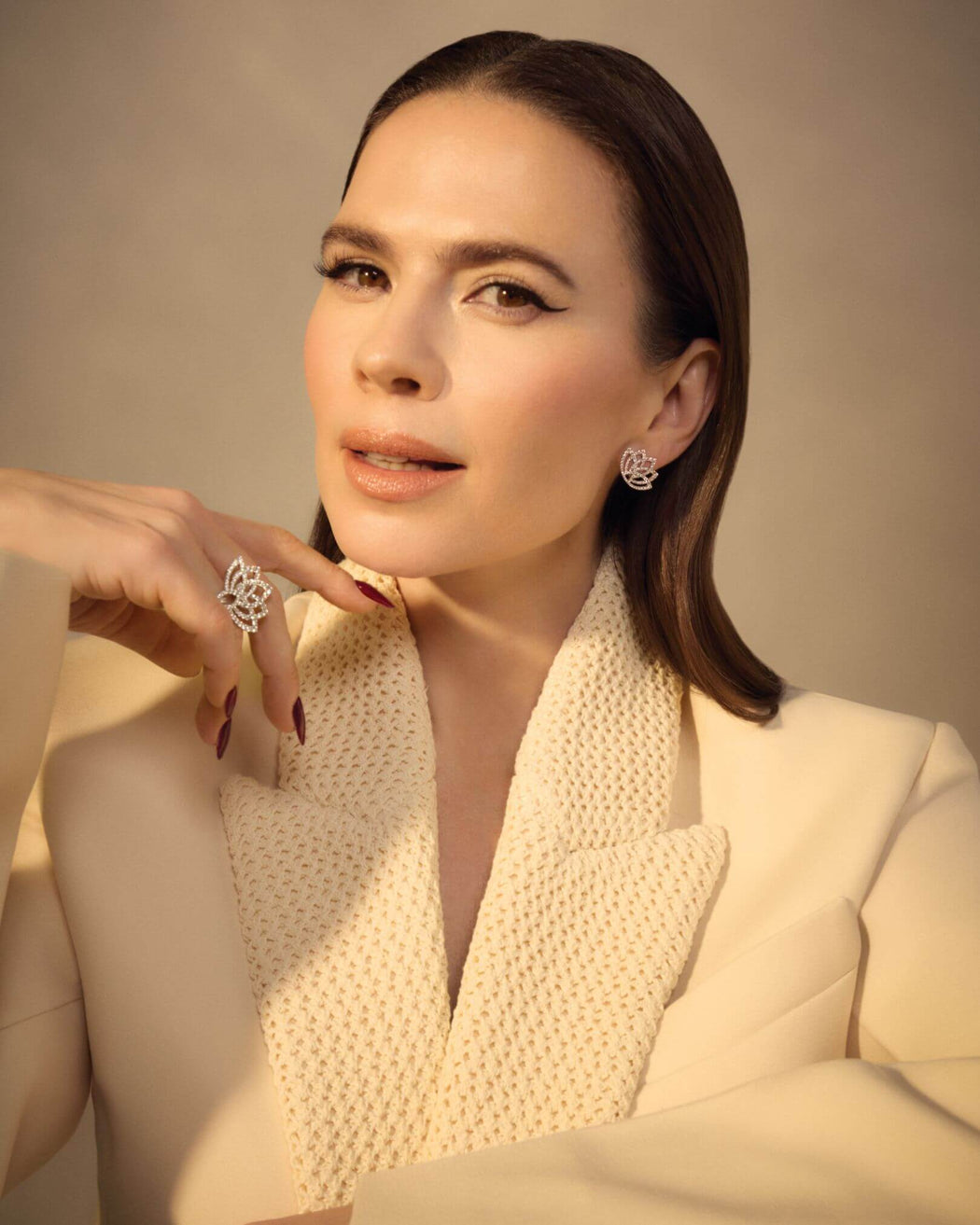 Hayley Atwell Sparkles in Garrard